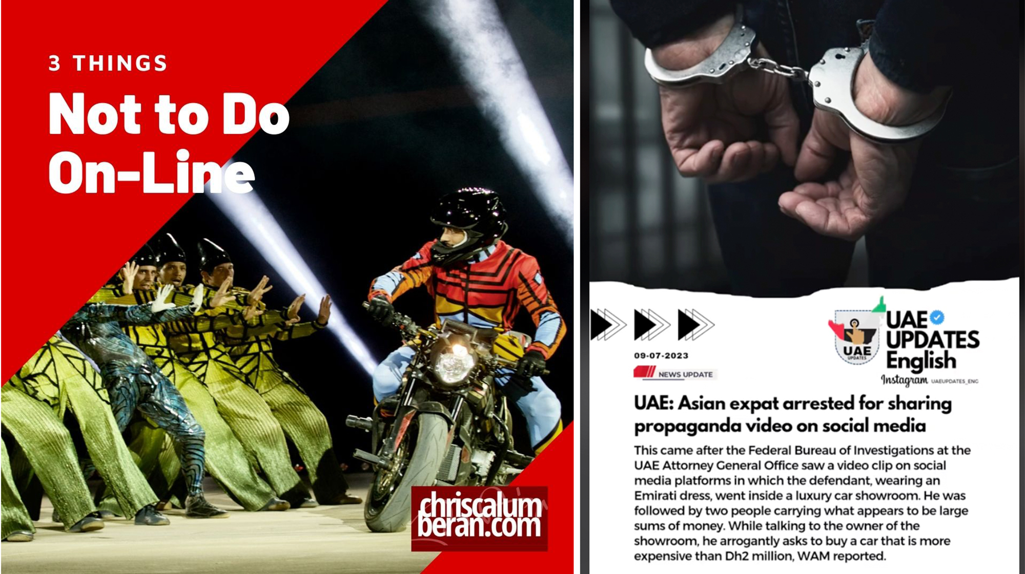 What Not To Do Online - Chris Calumberan Photography